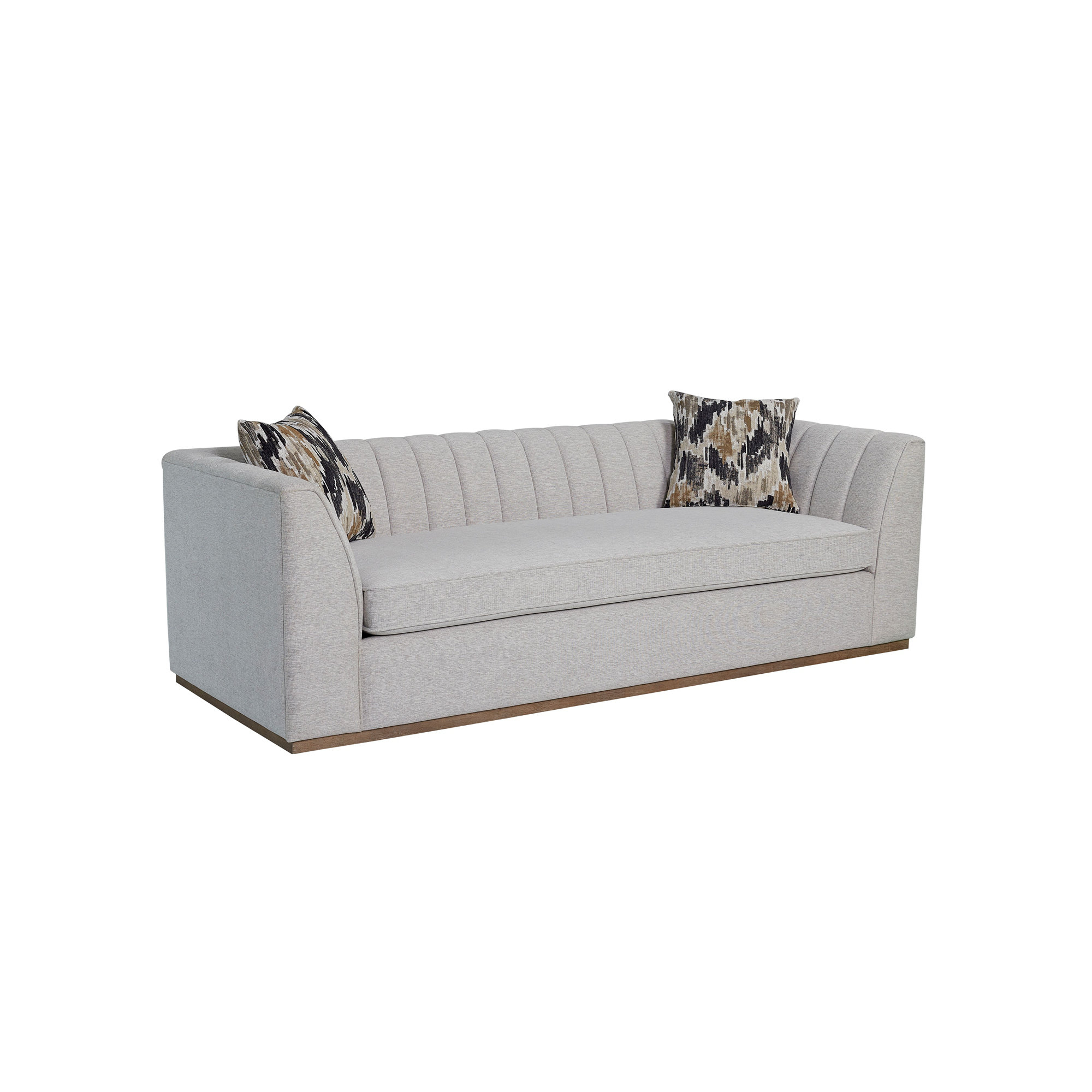 Hokku Designs Channel-Back Sofa | Wayfair