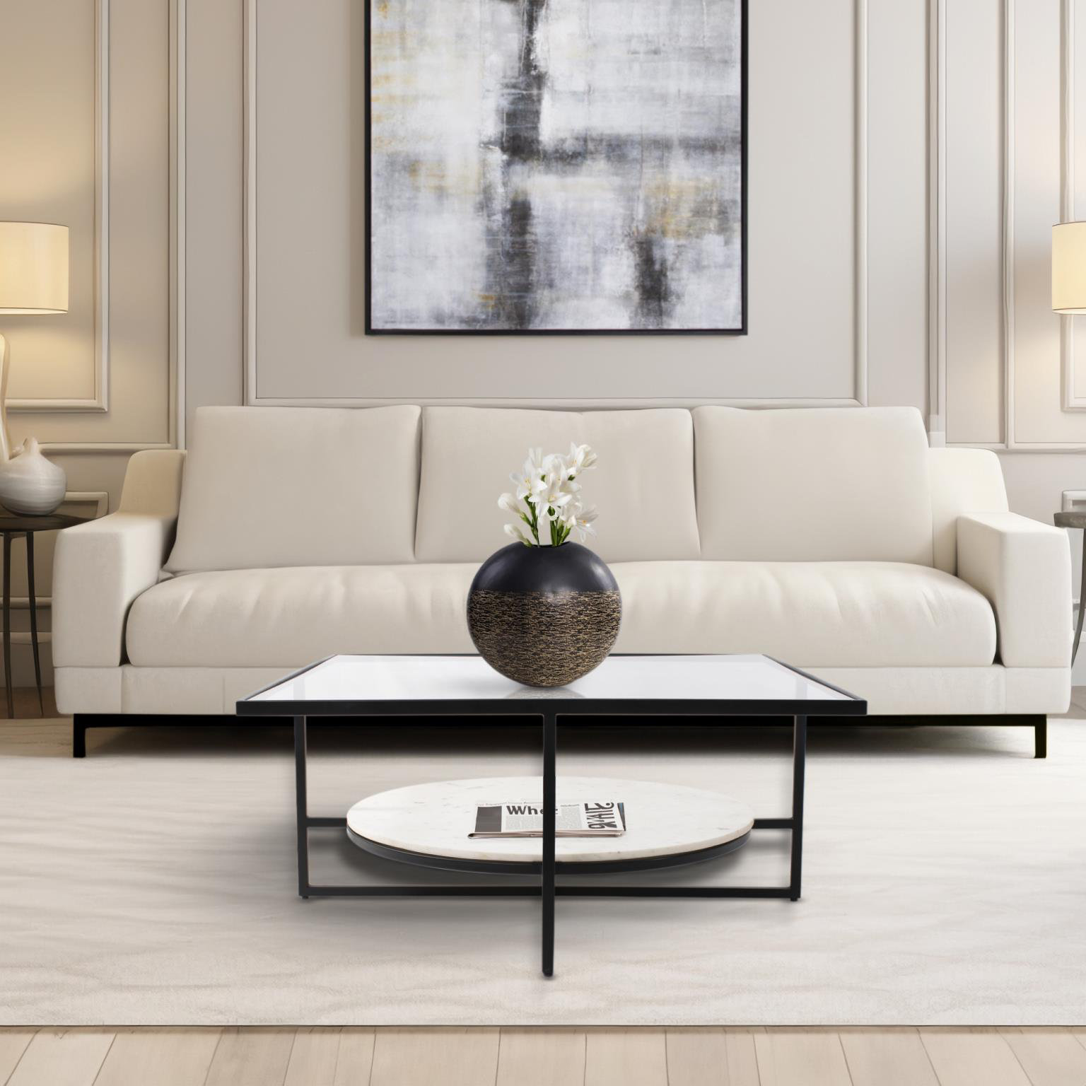 Hokku Designs Gianni Square Coffee Table - Wayfair Canada