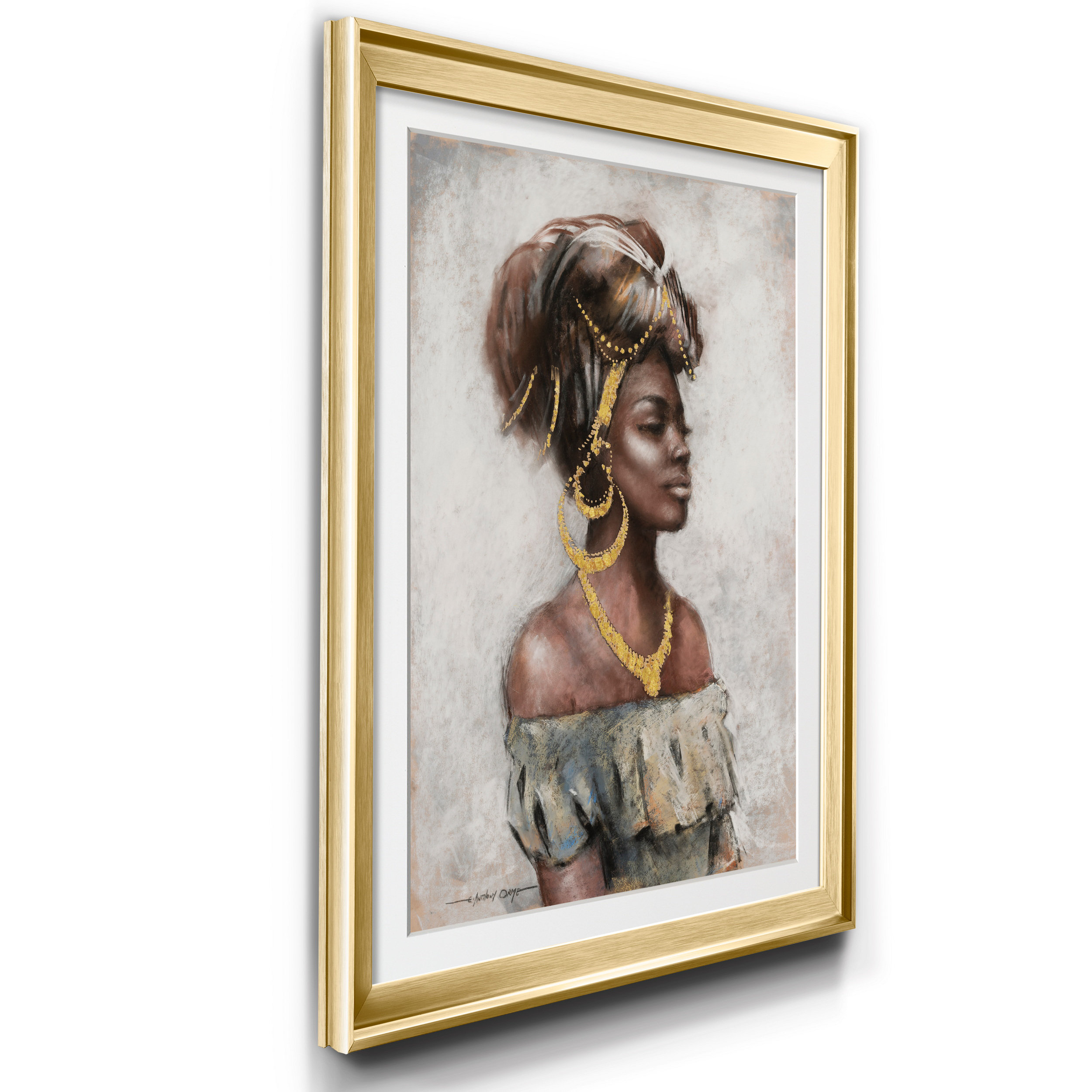 House of Hampton Beauty and Grace - Picture Frame Painting Print on ...
