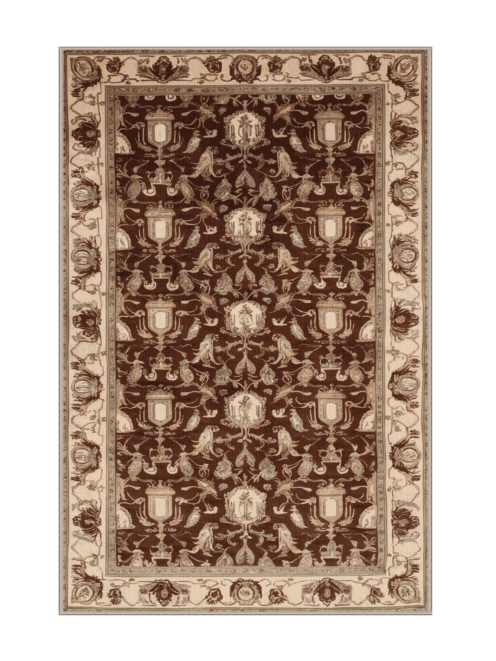 Hokku Designs Machine Washable French Beige Area Rug - Wayfair Canada