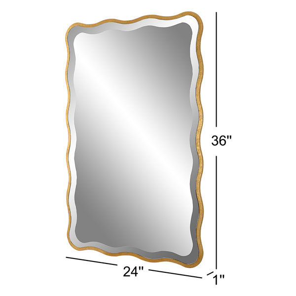 Birch Lane™ Wilmot Rectangle Wood Wall Mirror & Reviews | Birch Lane