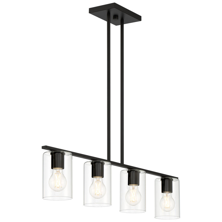 Breakwater Bay Hemma 1 - Light Matte Black Kitchen Island Pendant ...