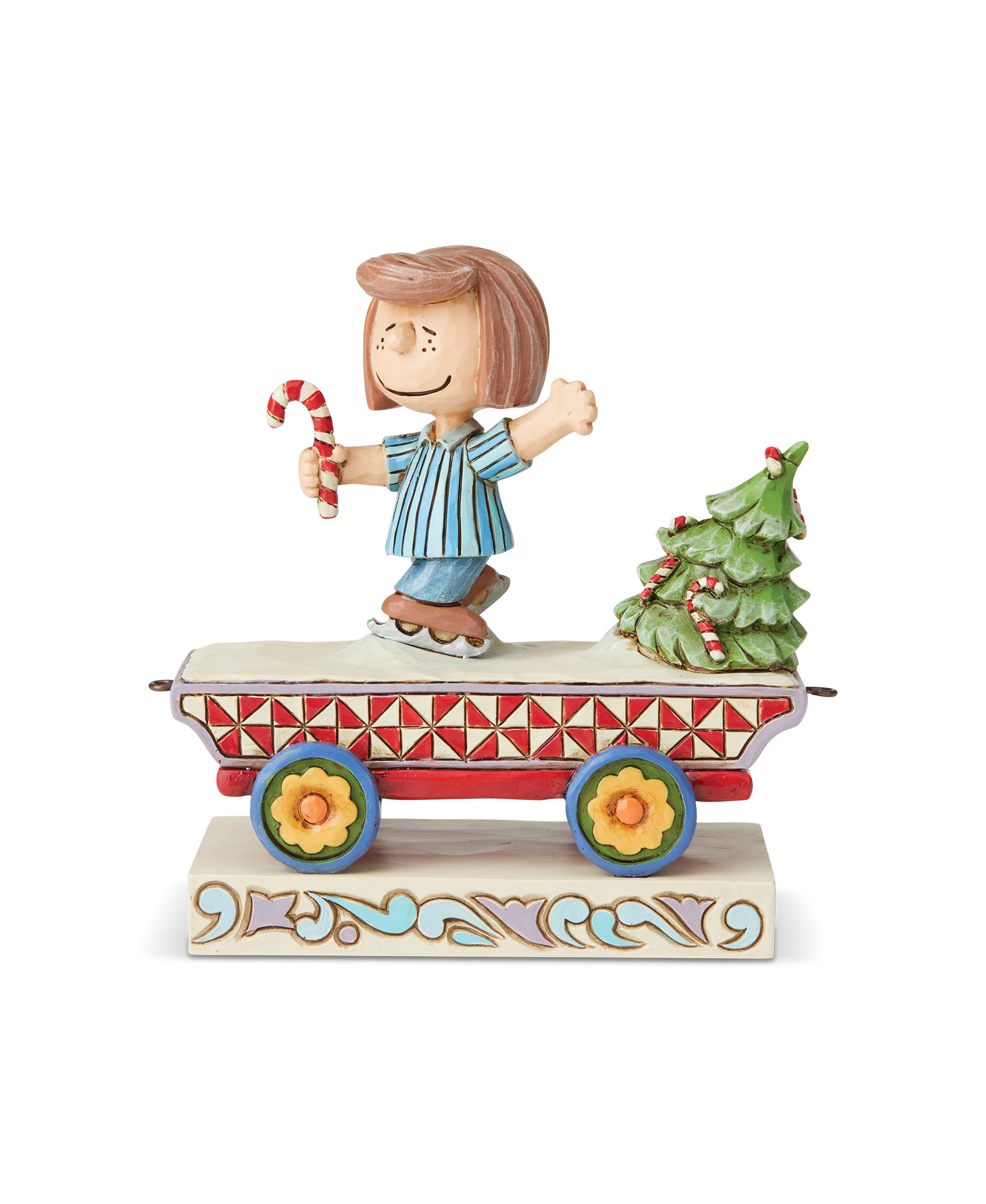 Jim Shore Peanuts by Jim Shore Peppermint Patty Train Car 4.25" H ...