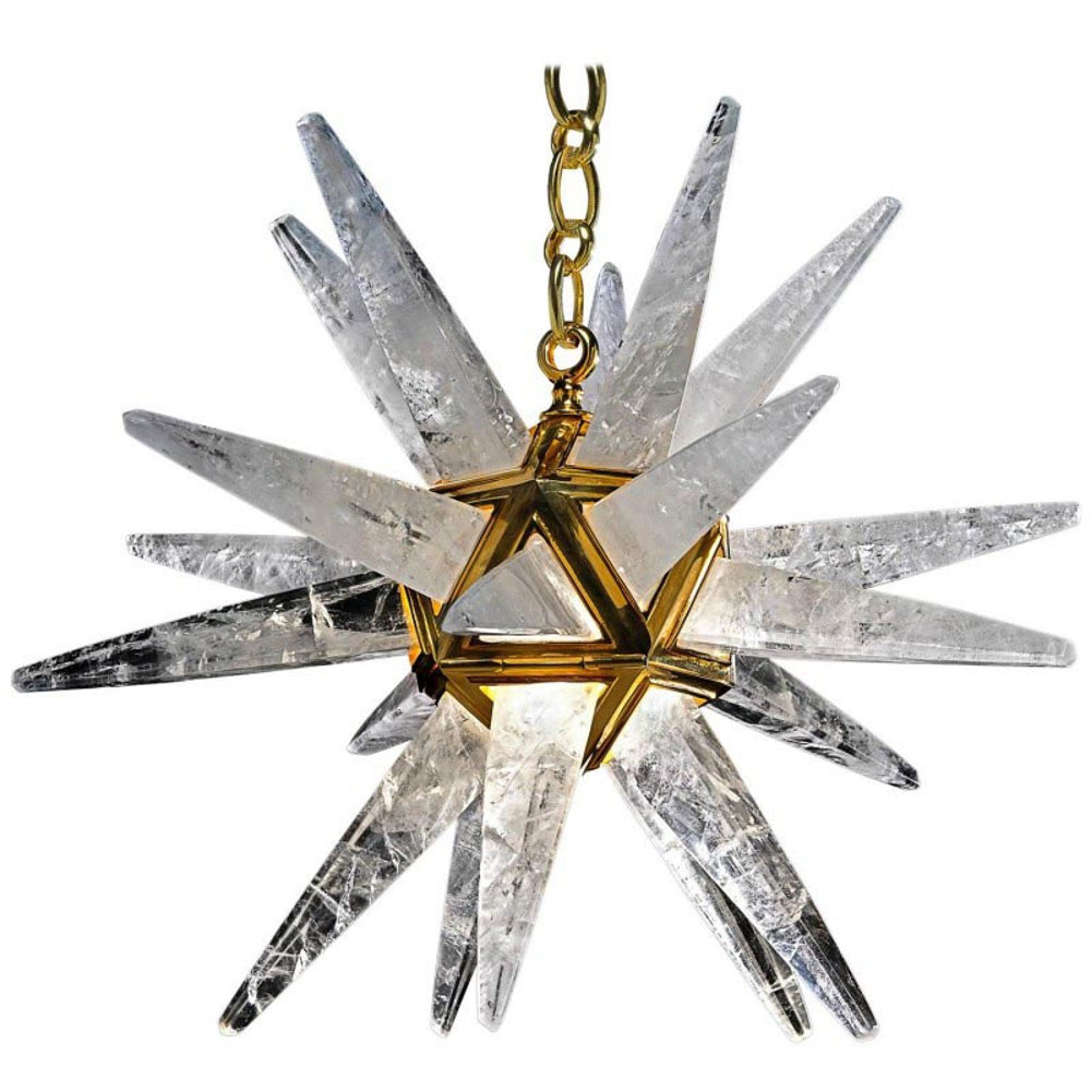 Everly Quinn Bengy Light Sputnik Sphere Venus Star Rock Chandelier ...