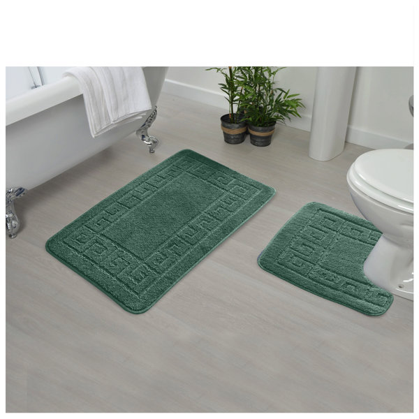 Gaveno Cavailia 2PC HANGER PACK Greek BATH MAT | Wayfair.co.uk