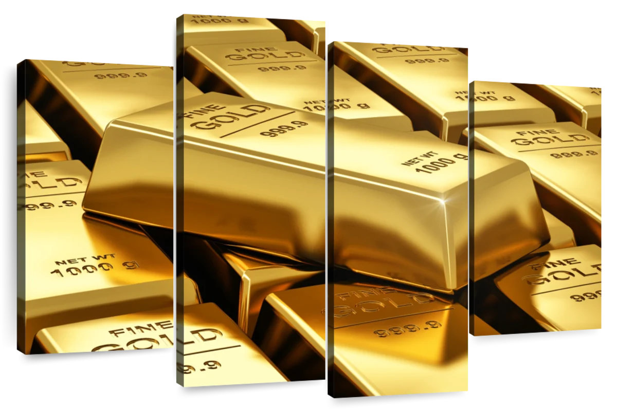 Elephant Stock Gold Bars | Wayfair