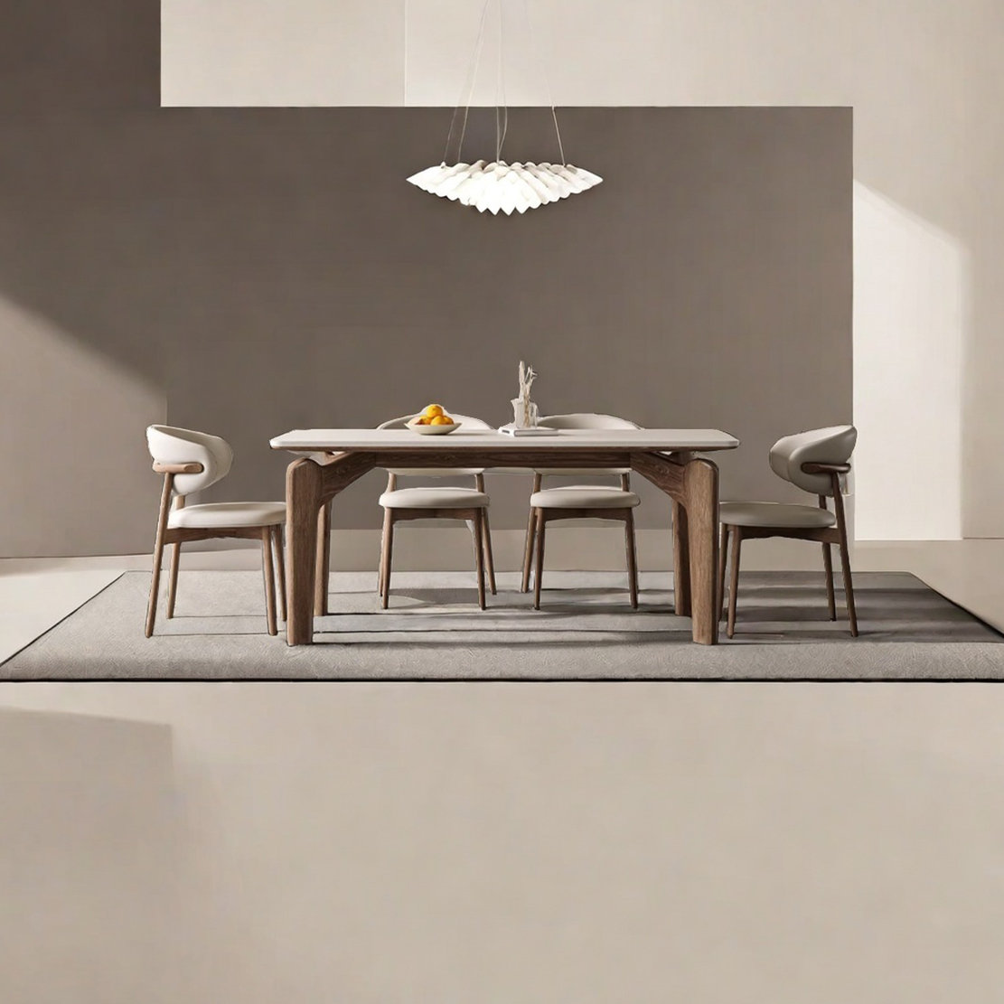 MRzenghong Vintage Elephant Leg Rock Slab Dining Table | Wayfair