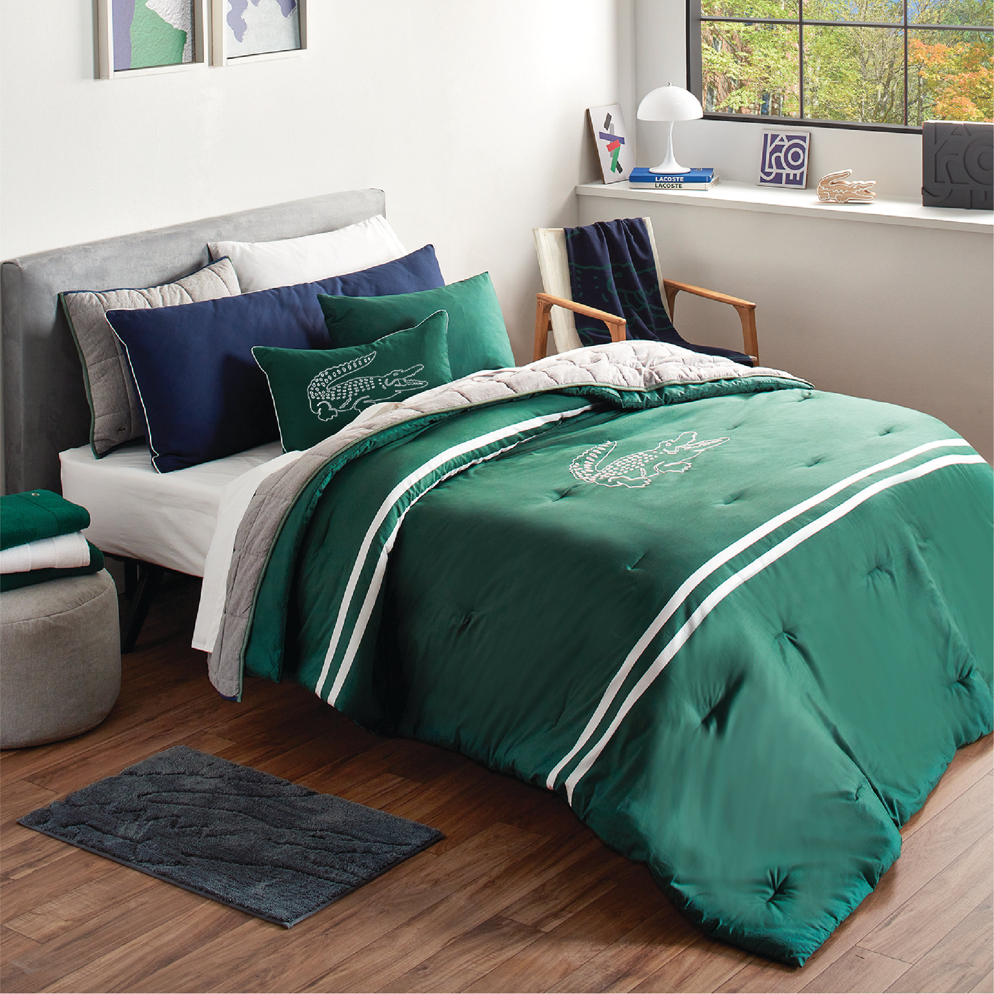 Lacoste Big Croc Comforter Set & Reviews | Wayfair