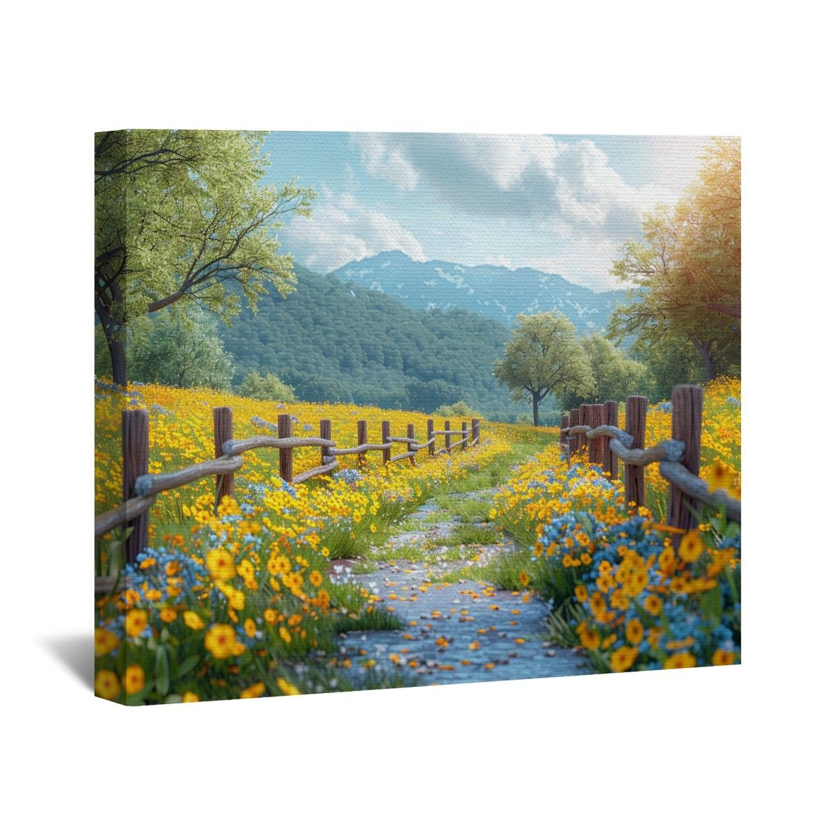 Winston Porter Rural Path Canvas Wrap - Nature Wall Decor - Wayfair Canada