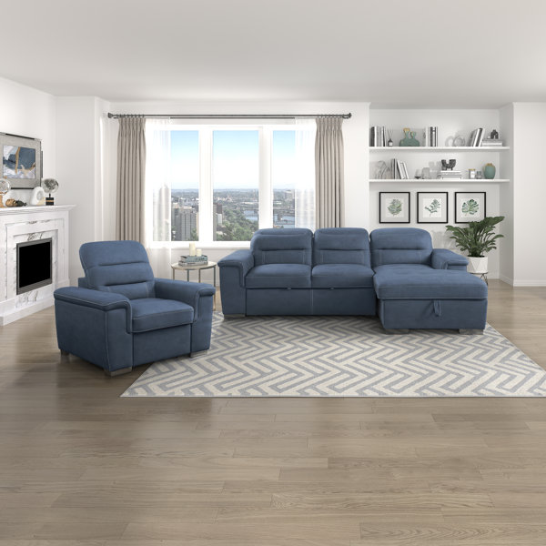 Latitude Run® Jezebelle 3-Piece Microfiber Living Room Set | Wayfair