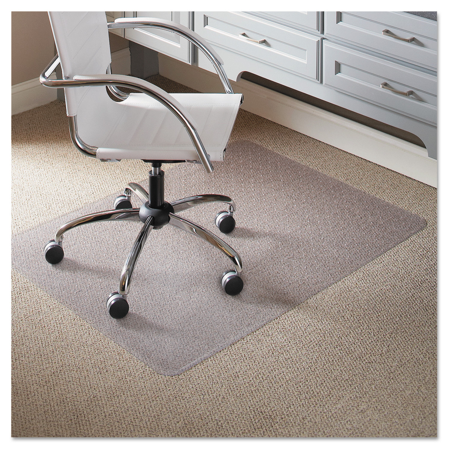 ES Robbins Low Pile Carpet Straight Standard Lip Chair Mat & Reviews ...