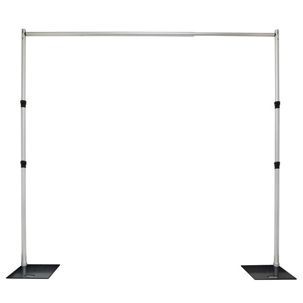 VIP Crowd Control 10 ft H x10 ft W Pipe & Drape Set Framework Only with ...