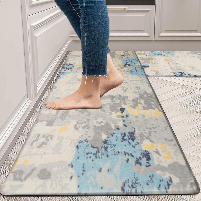 17 Stories Anti Fatigue Kitchen Rugs 2PCS | Wayfair