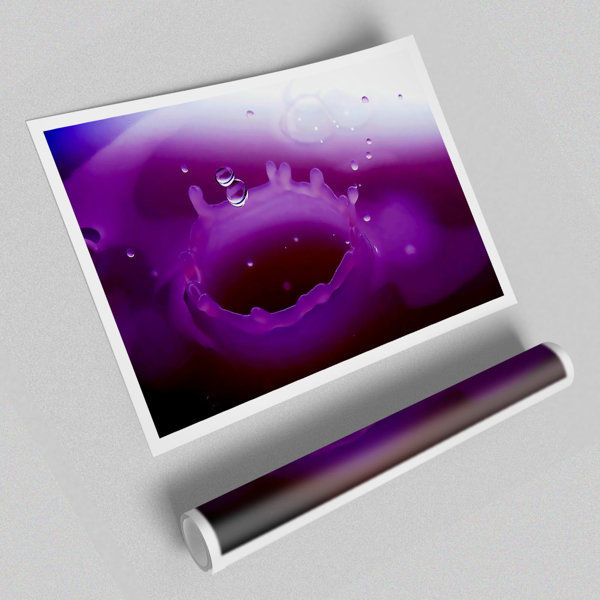East Urban Home Wax Splash - No Frame Print | Wayfair.co.uk