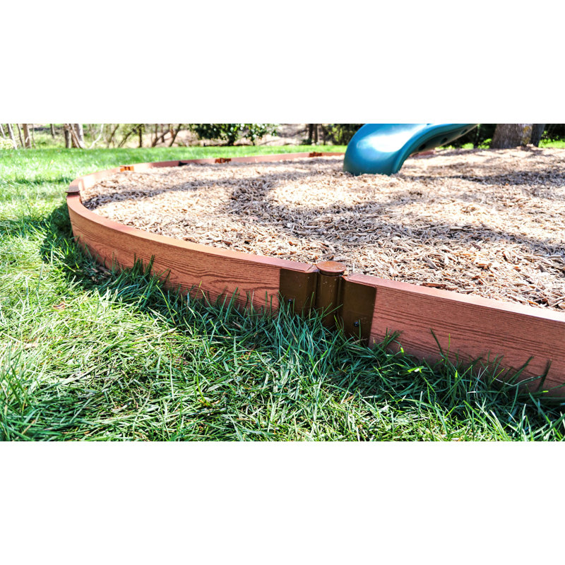 Log Garden Frame It All Curved Border Kit - 16ft Garden Edging ...