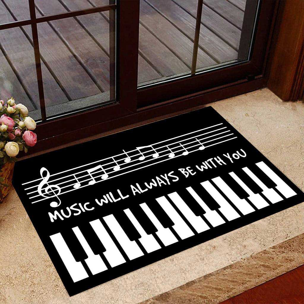 Hokku Designs Music Will Always Be With You Welcome Doormat - Wayfair ...