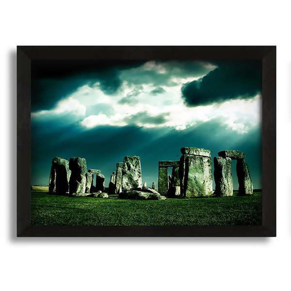 Brayden Studio Stonehenge Sunblaze - Single Picture Frame Art Prints on ...