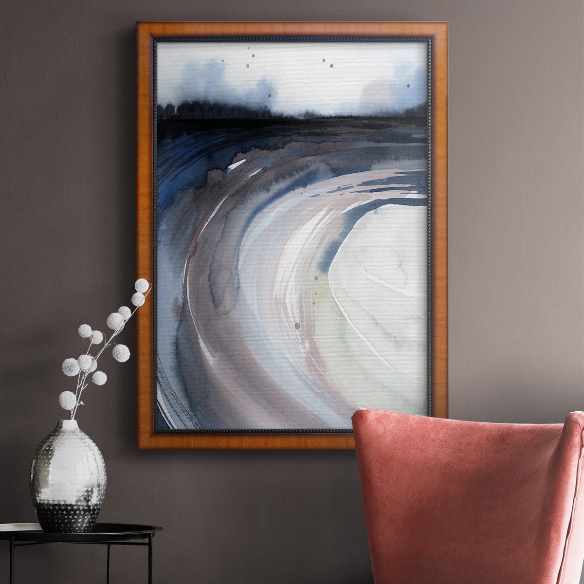 Orren Ellis Geode Valley I Premium Framed Canvas- Ready To Hang | Wayfair