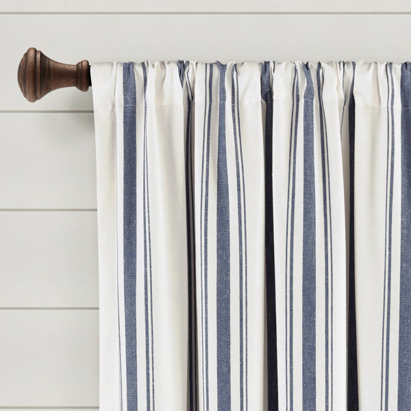 Lush Decor Cotton Blend Semi-Sheer Rod Pocket Curtain Panels & Reviews ...
