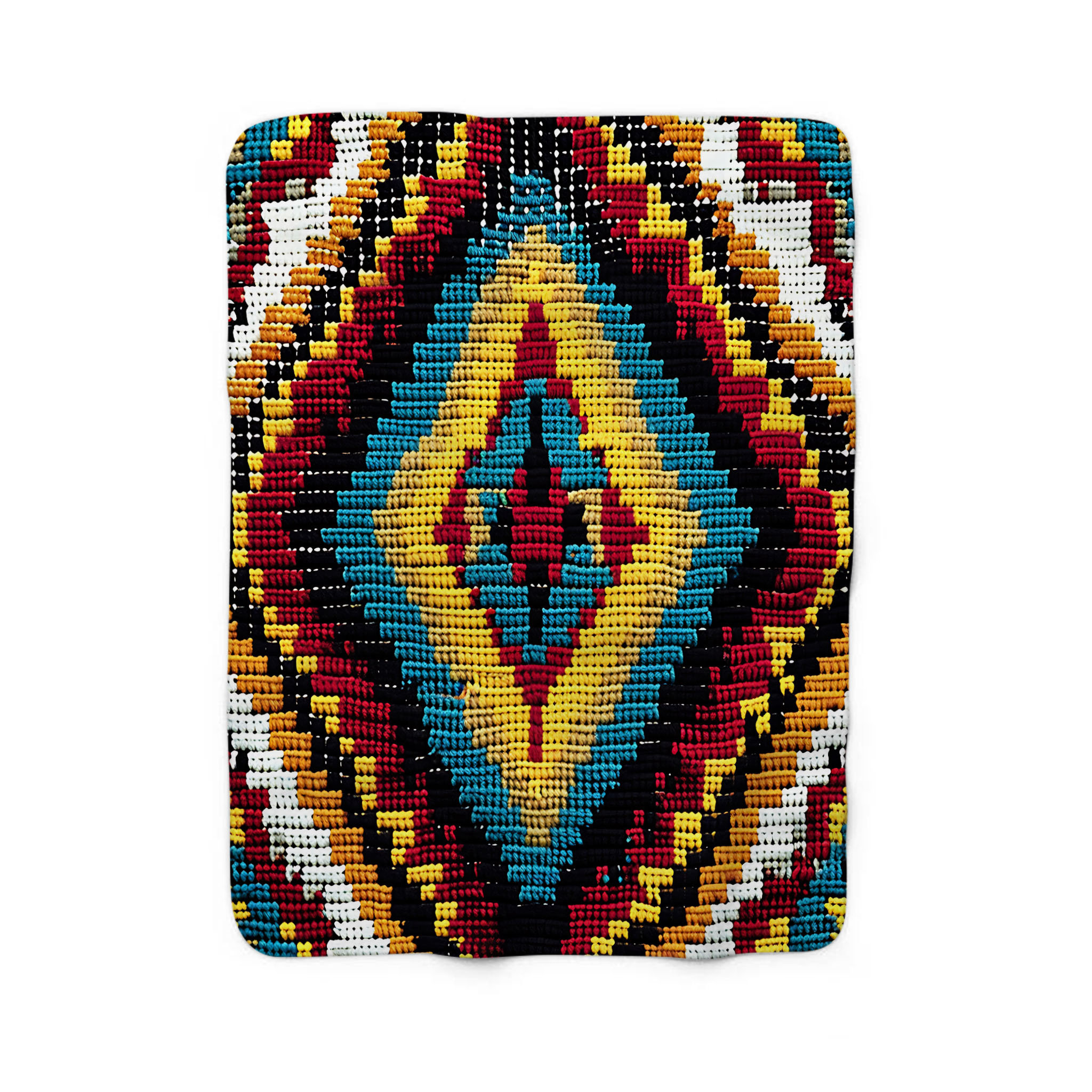 MentionedYou Indigenous Stitch Symphony - 1 Piece Premium Sherpa ...