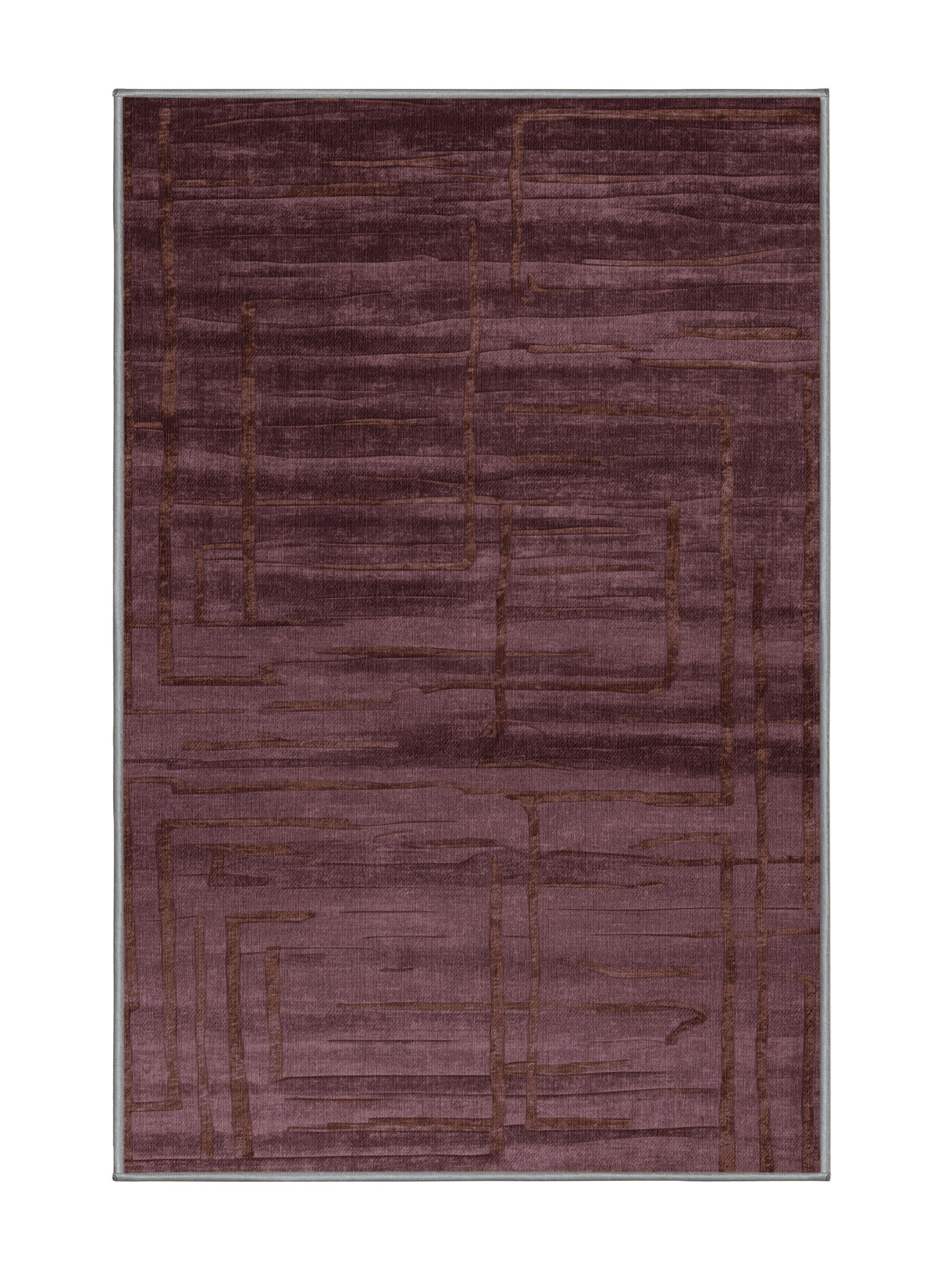 Hokku Designs Machine Washable Abstract Brown Area Rug | Wayfair