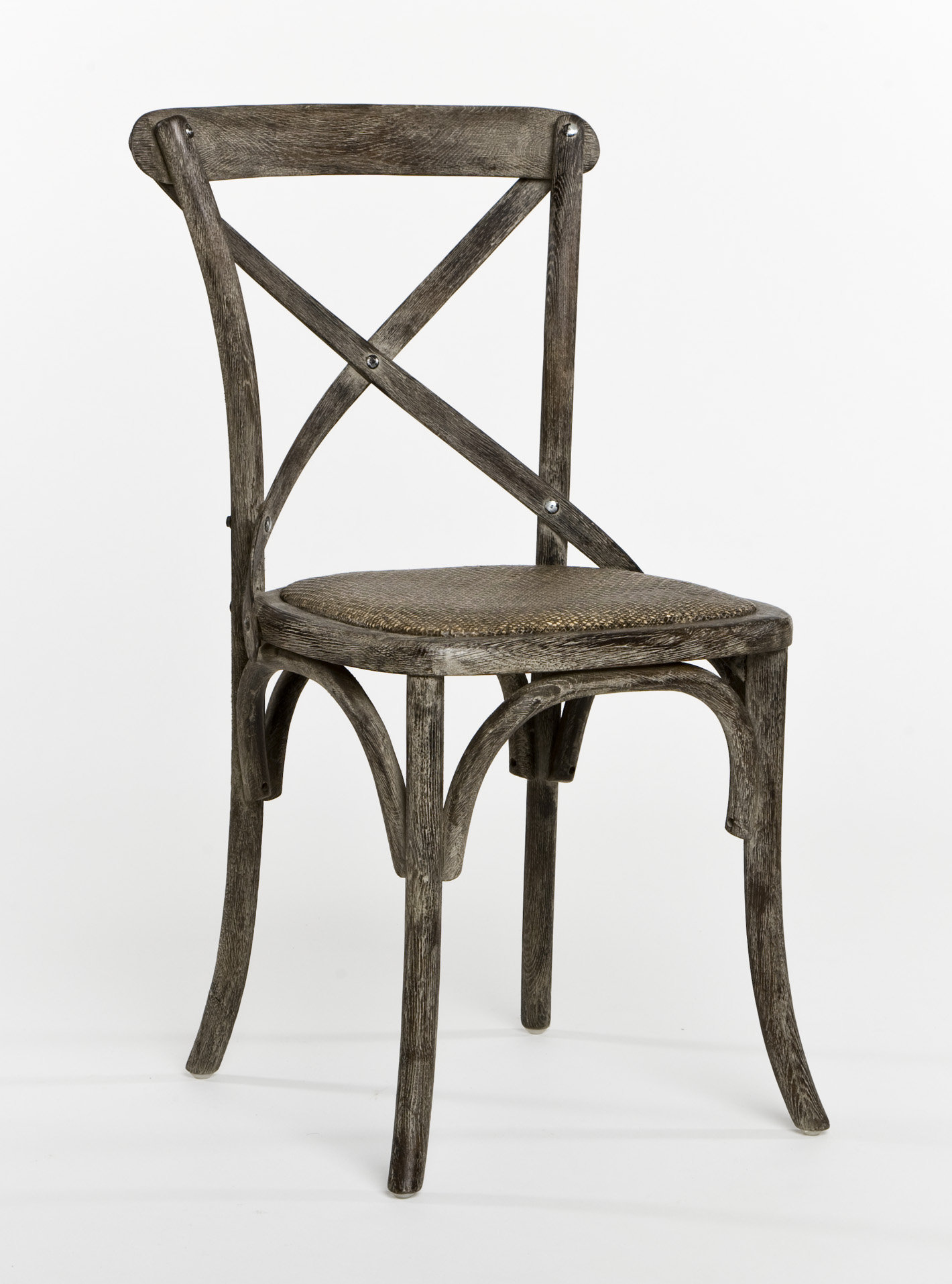Zentique Parisienne Cafe Solid Wood Cross Back Side Chair & Reviews - Wayfair Canada
