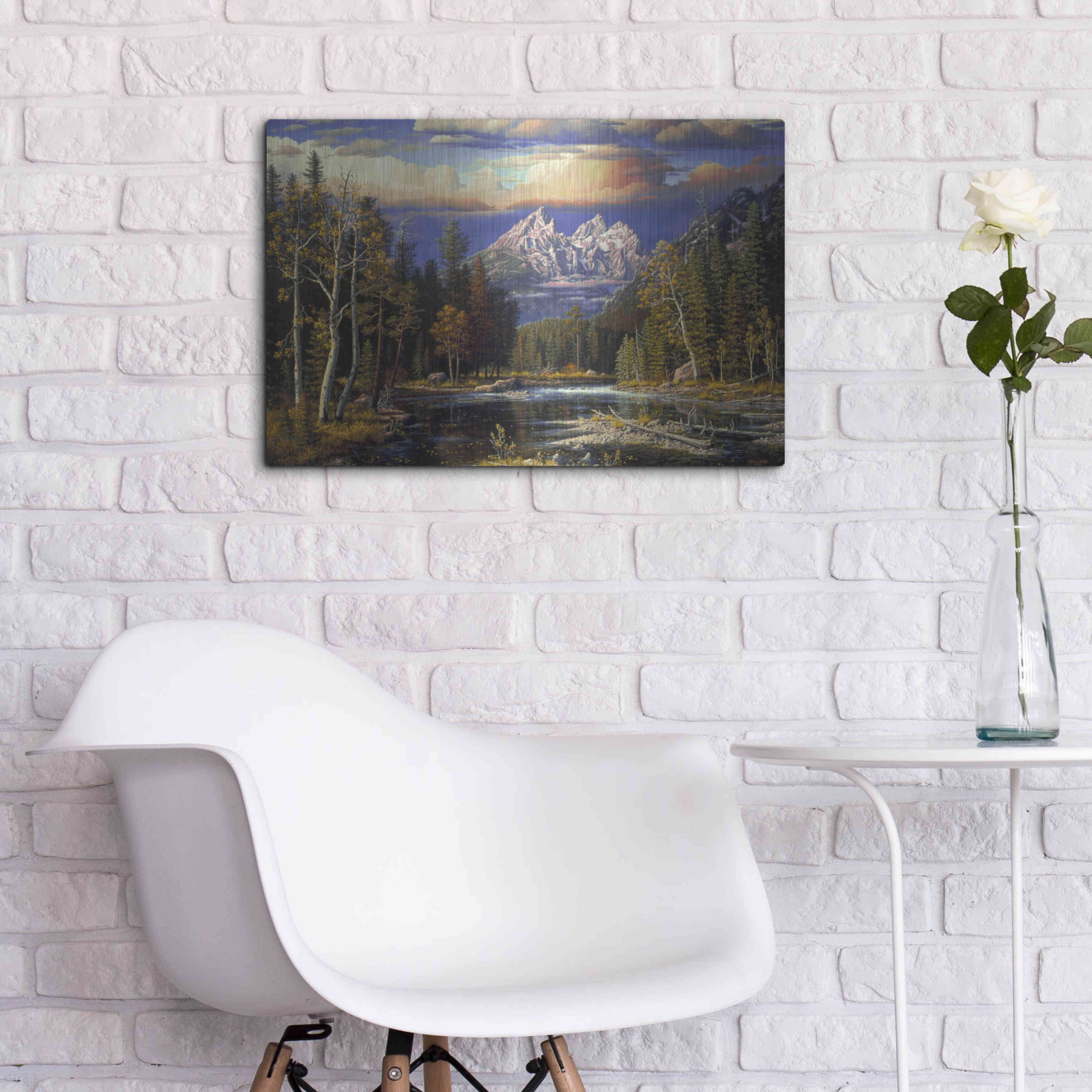 Millwood Pines Luxe Metal Art 'Autumn Repose' by R. Hed, Metal Wa ...