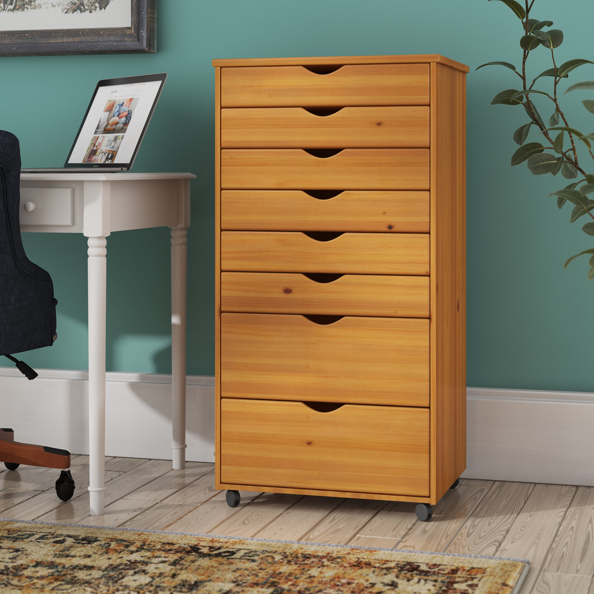 Wade Logan Hundo 8 Drawer Rolling Storage Chest & Reviews - Wayfair Canada