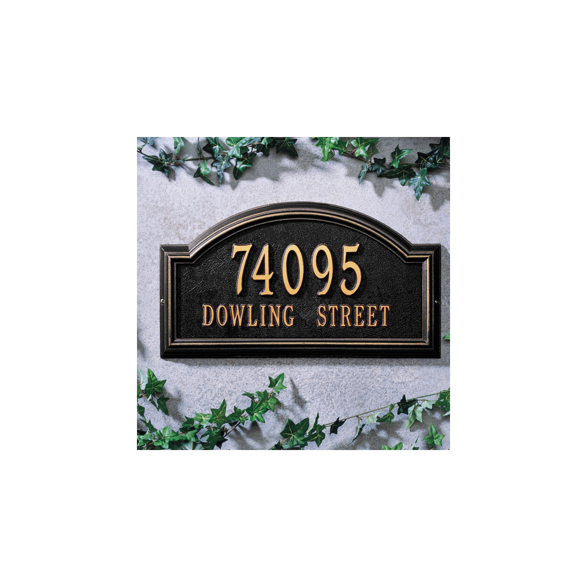 Whitehall Products Providence 2-Line Wall Address Plaque & Reviews ...