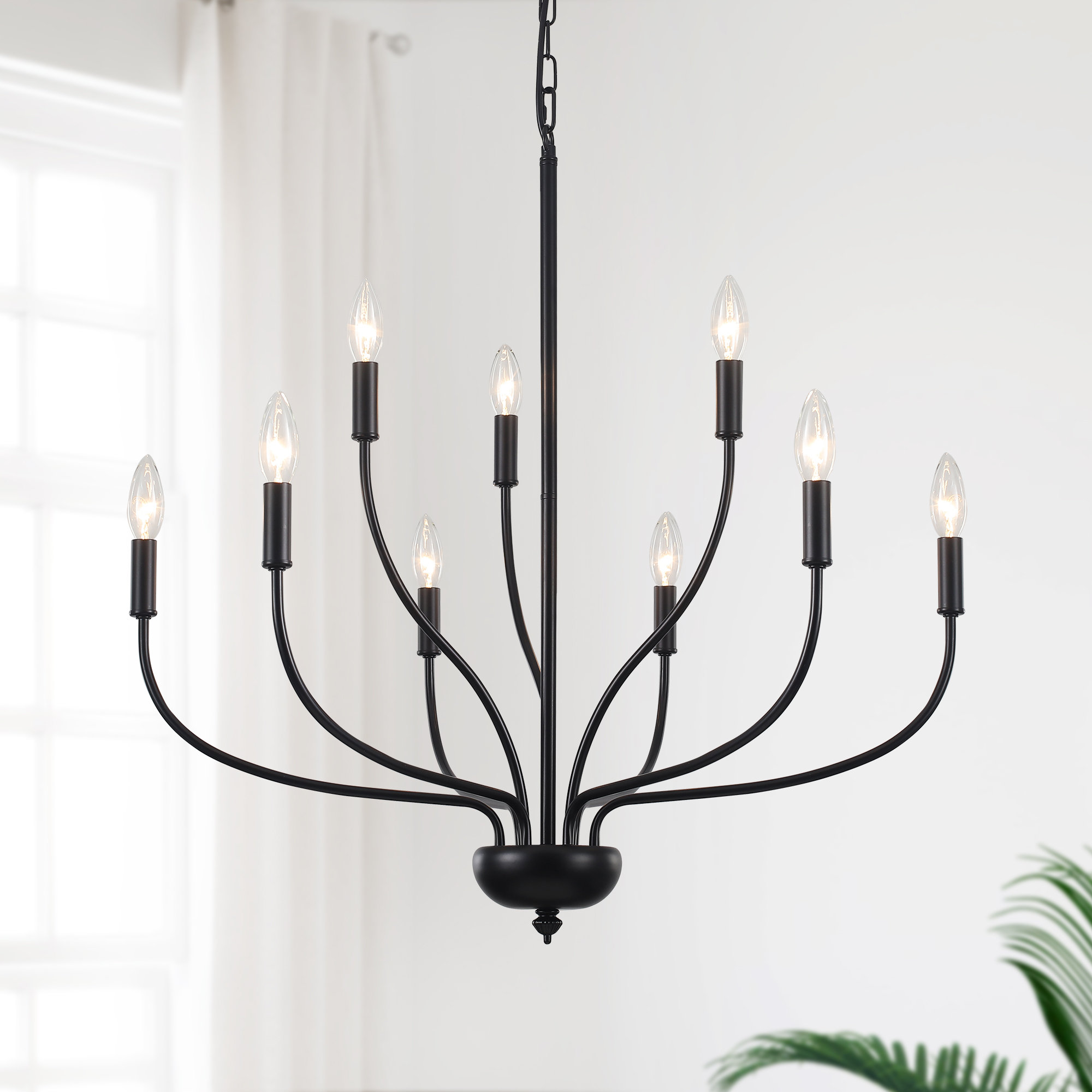 Gracie Oaks Sebron 9/12 Light 2/3 - Tier Dimmable Classic / Traditional ...