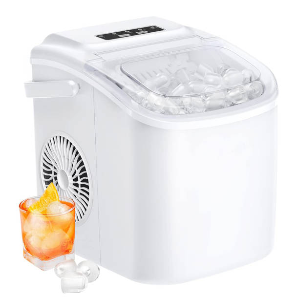 Deco Chef Compact Electric 26 lb. Daily Production Portable Clear Ice ...