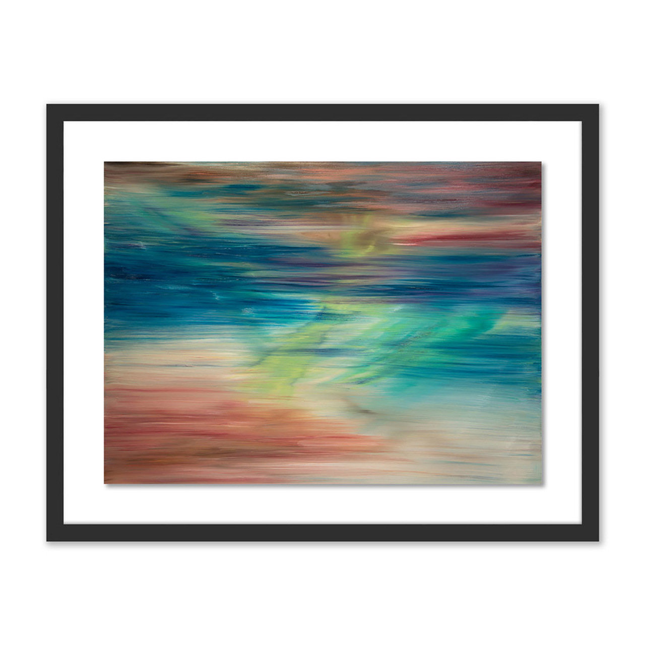 Four Hands Art Studio 'Poetic Reach' by Rachel Guest - Floater Framed ...