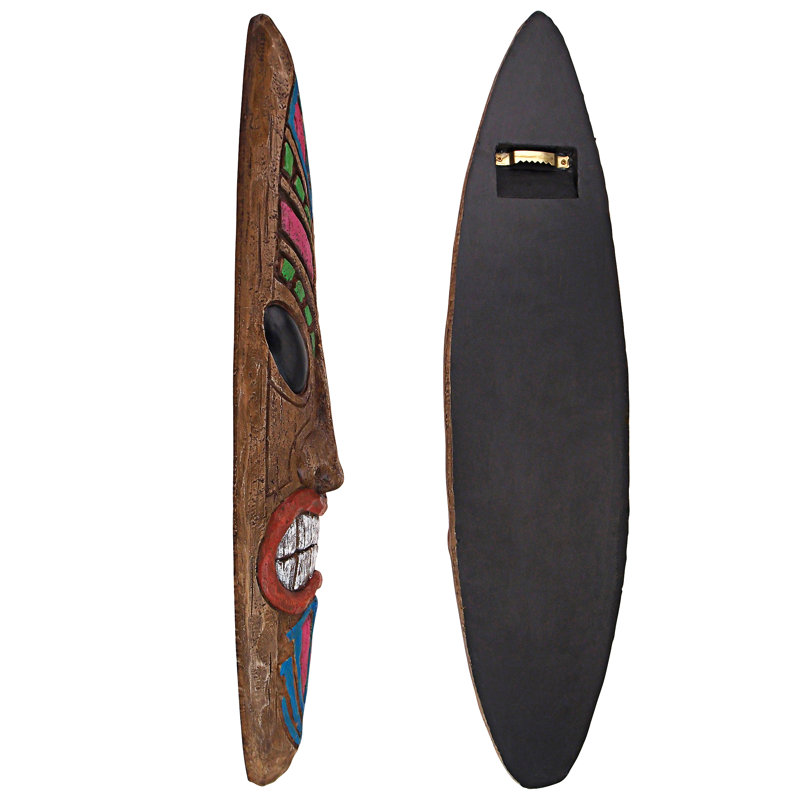 Design Toscano Ka Hekili Thunder God Tiki Wall Plaque & Reviews | Wayfair
