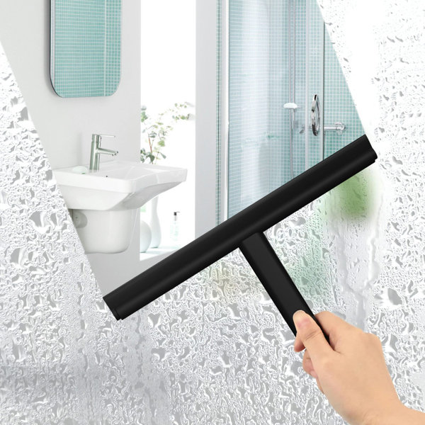 Emke shower squeegee - silicone water squeegee for windows and shower ...