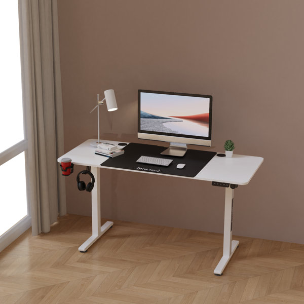 [pro.tec] Stryn Adjustable Metal Base Desk | Wayfair.ie