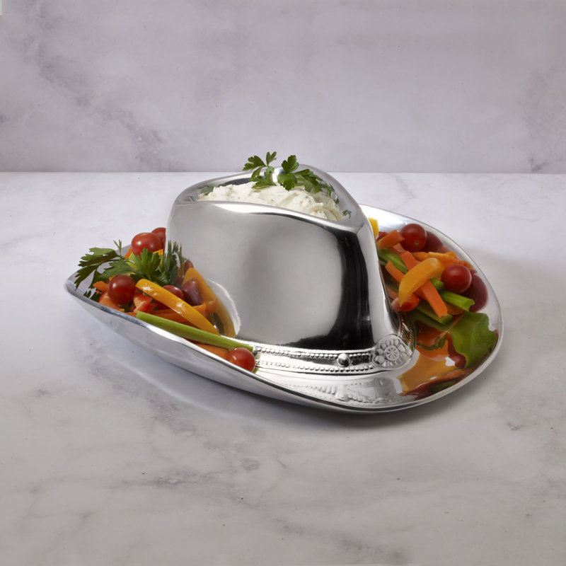 cowboy hat serving dish