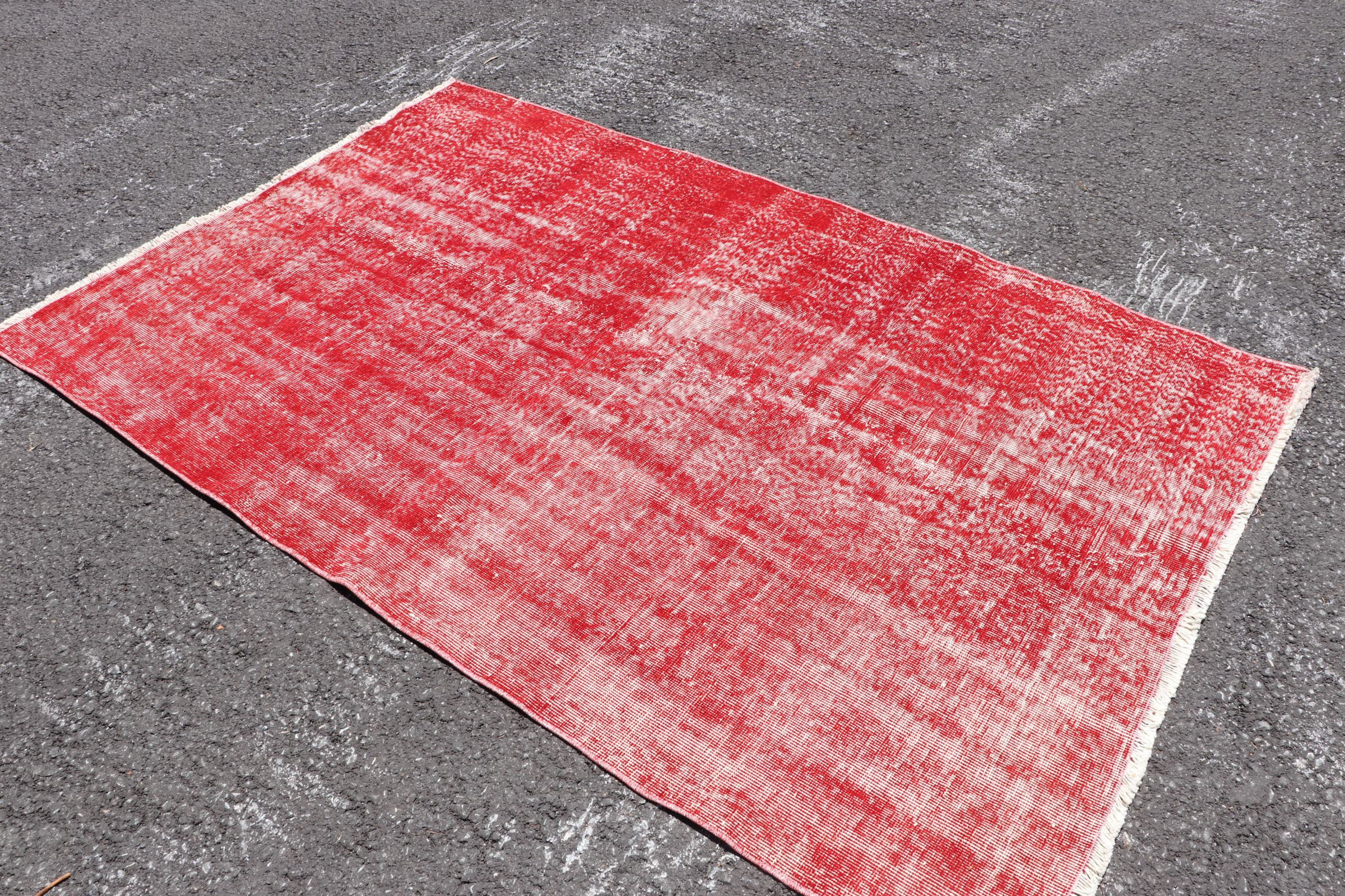 Dakota Fields Red Turkish Style Vintage Area Rug Perfect for Bedroom ...