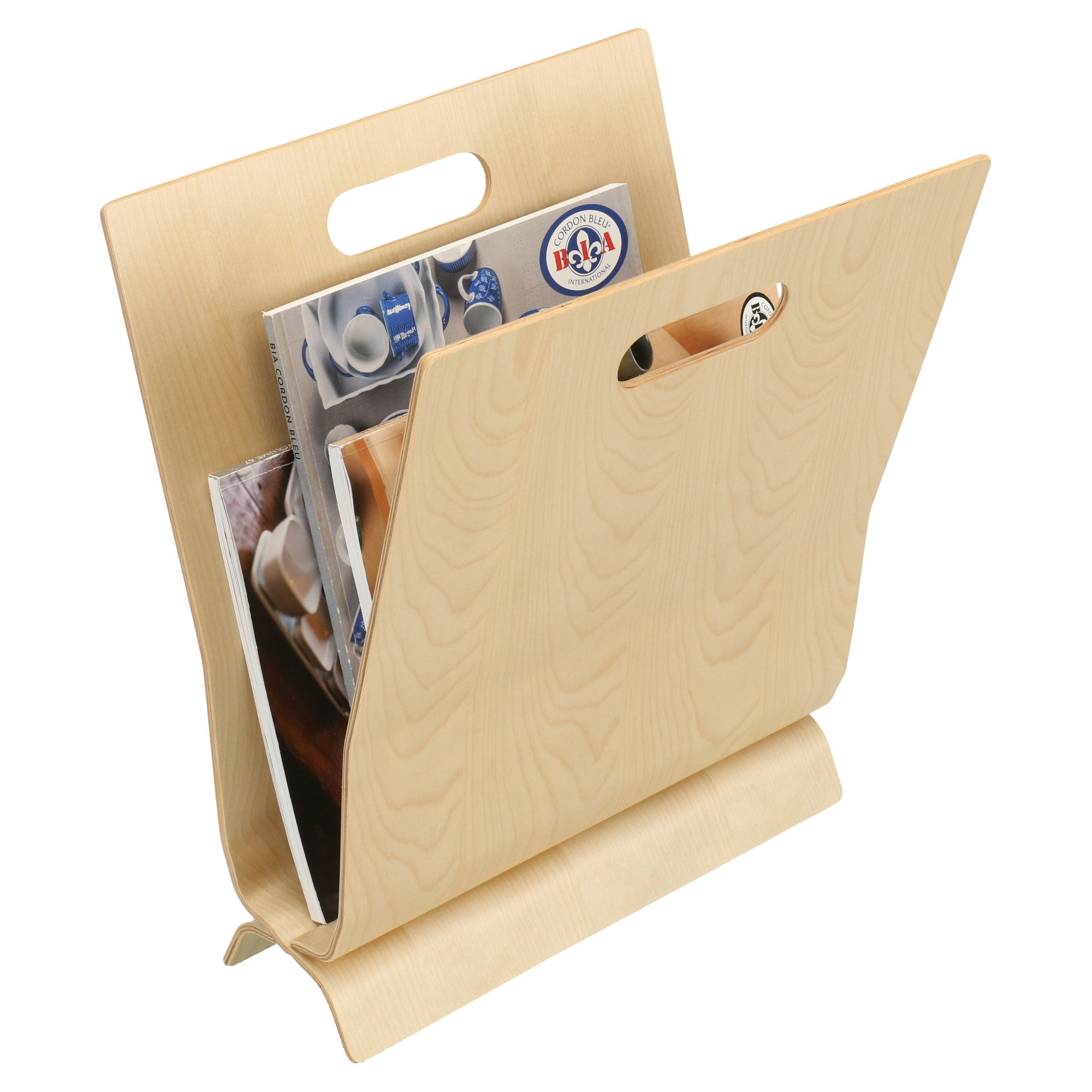BIA Kitchen & Home BIA Cordon Bleu Magnus Birchwood Magazine Rack ...