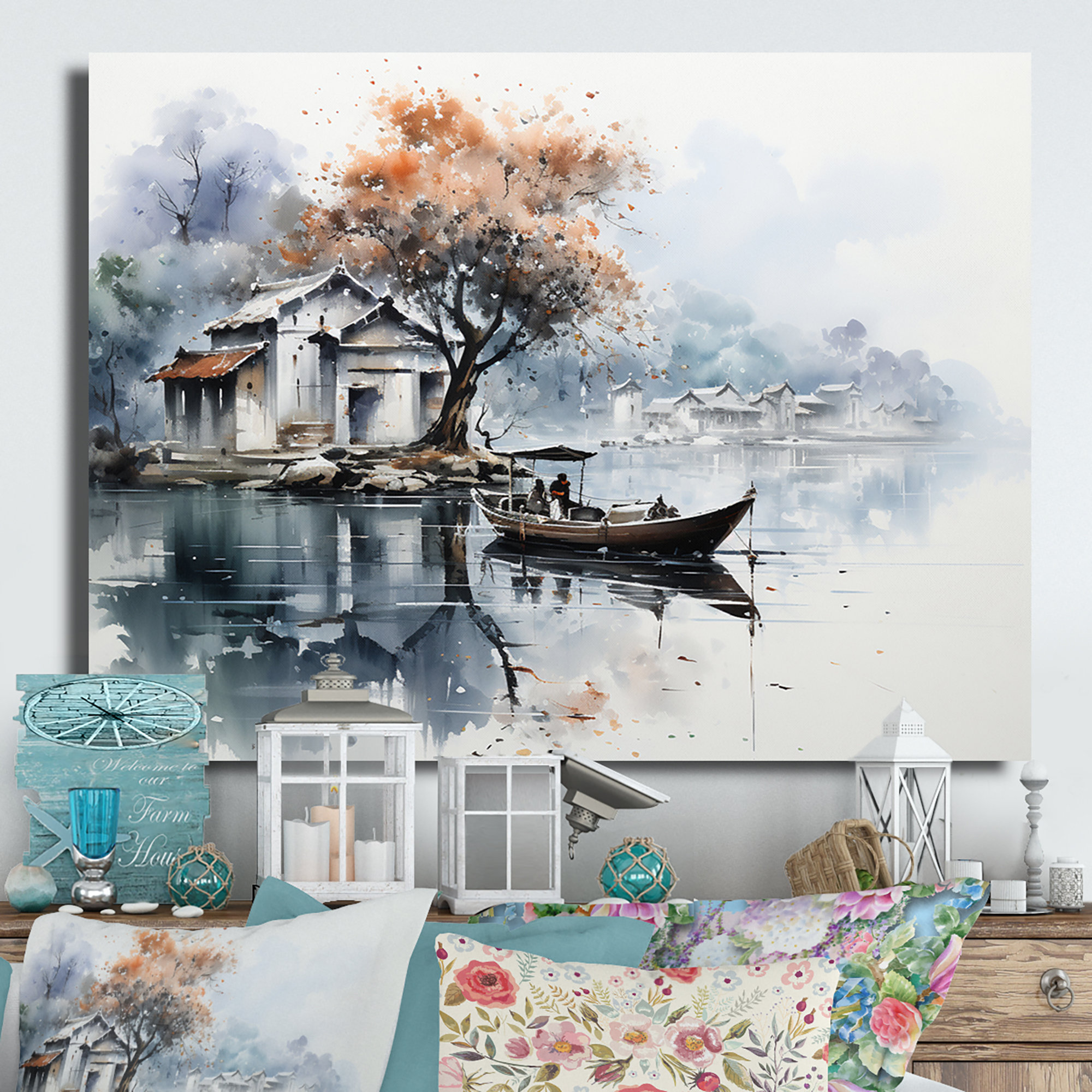 Winston Porter Vietnam Hue Perfume River Boat - Vietnam Metal Wall ...