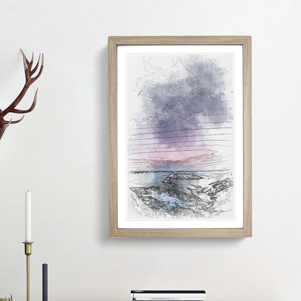 East Urban Home The Dolomites in Italy - Picture Frame Painting Print ...