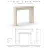Artisan Kraft Beveled Curved Cast Stone Fireplace Surround with ...