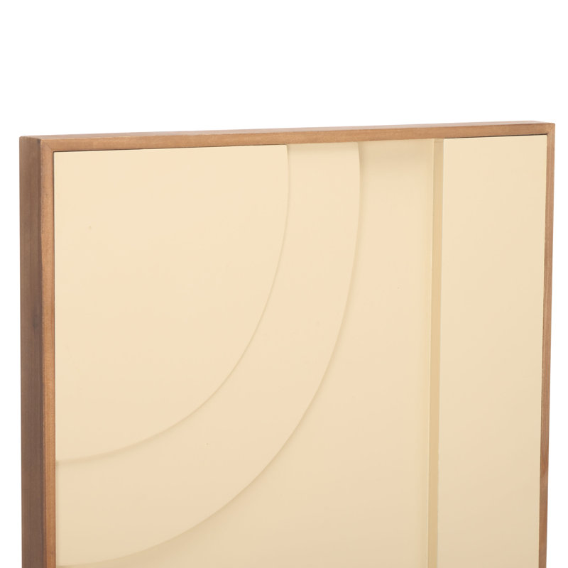 Orren Ellis Modern Geometry Framed Dimensional Wall Art | Wayfair