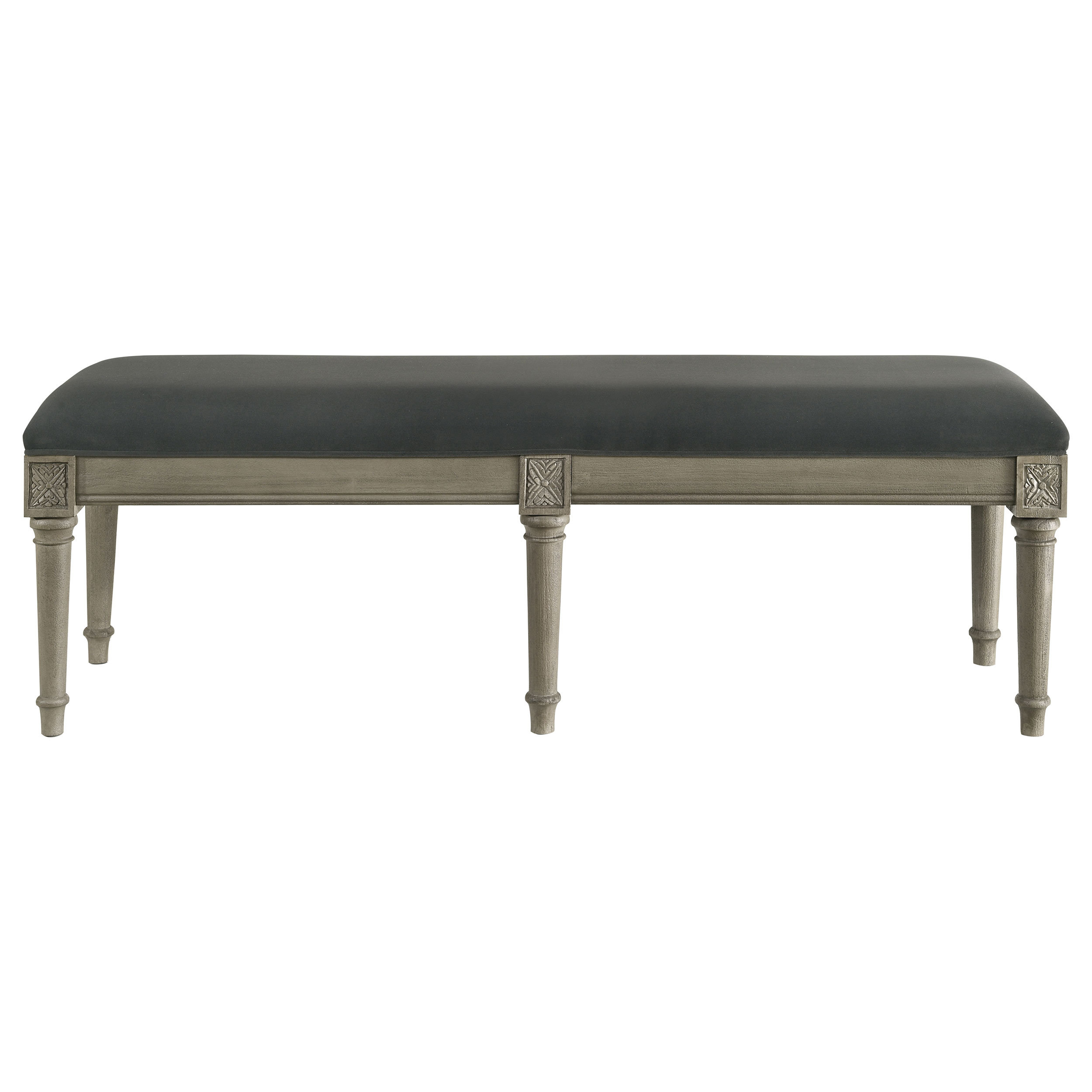 Rosalind Wheeler Cambren Upholstered Bench French Grey | Wayfair