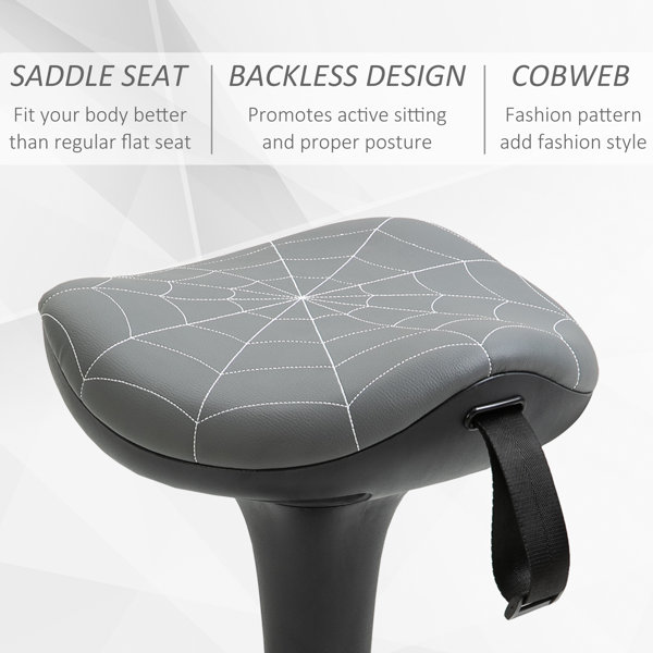Trinx Adjustable Height Ergonomic Active Stool with & Reviews | Wayfair
