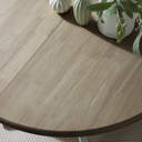 August Grove Prestow Extending Round Dining Table In Solid Wood ...