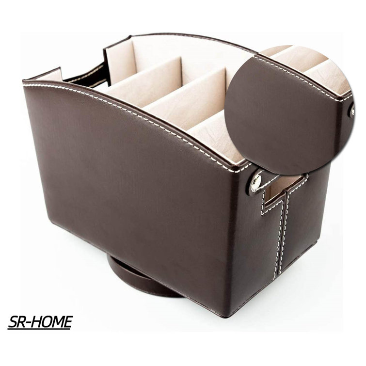SR-HOME Leather Desk Organizer - Wayfair Canada