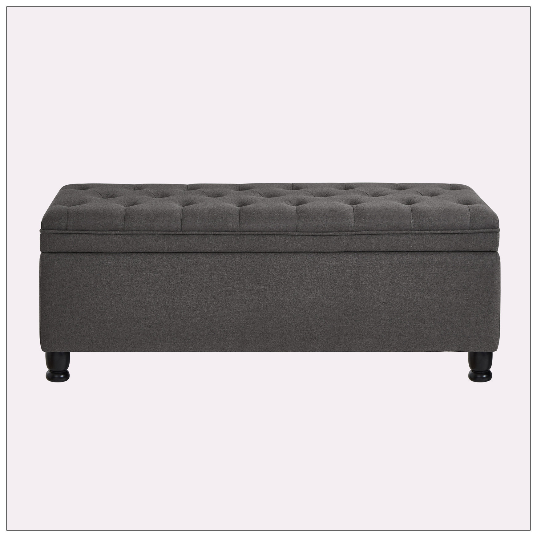 Canora Grey Timya Linen Upholstered Storage Bench | Wayfair