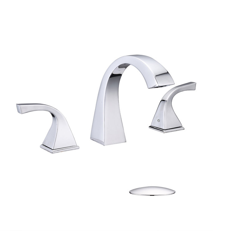 VANITYFAIR Widespread 2-handle Bathroom Faucet with Drain Assembly ...