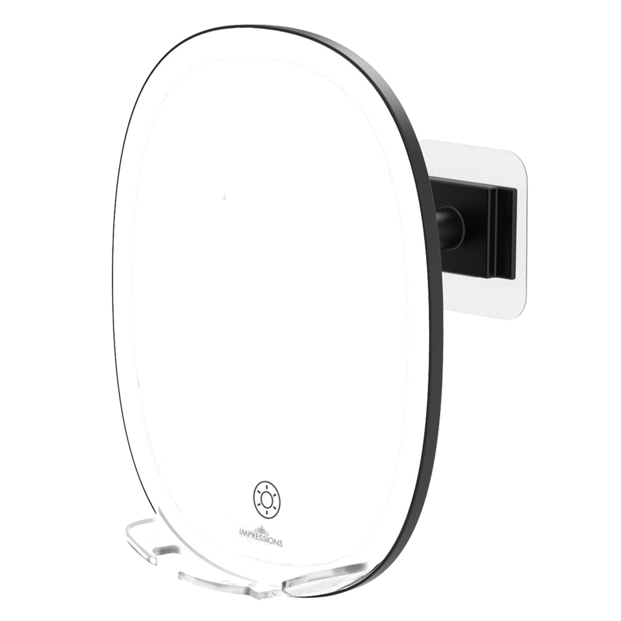 Wrought Studio Fedir Fogless LED Shaving Mirror for Men Scaped Tri Tone ...