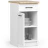 Akord The kitchen base cabinet is white Base Unit | Wayfair.co.uk